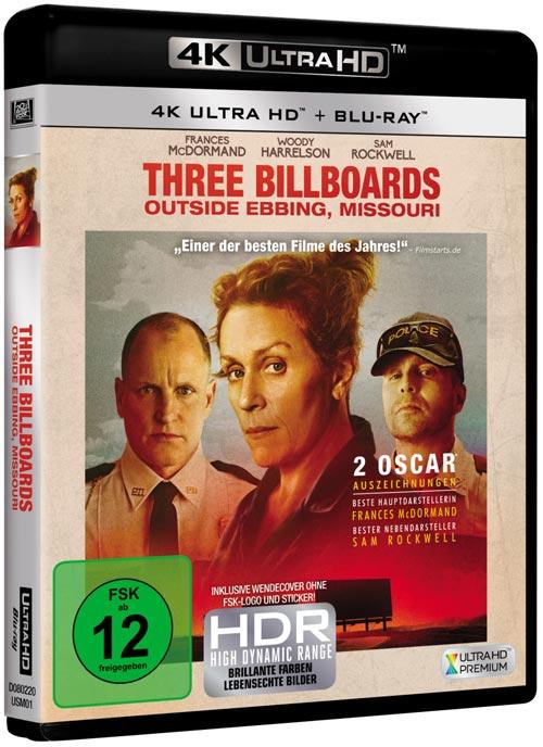 Three Billboards Outside Ebbing, Missouri - 4K - DVD kaufen